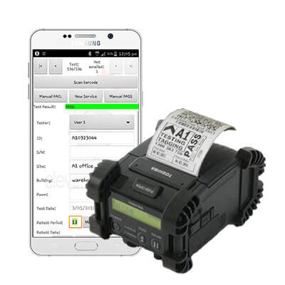 Make your test and tag machine print with Clevermode Print - A1 Testing